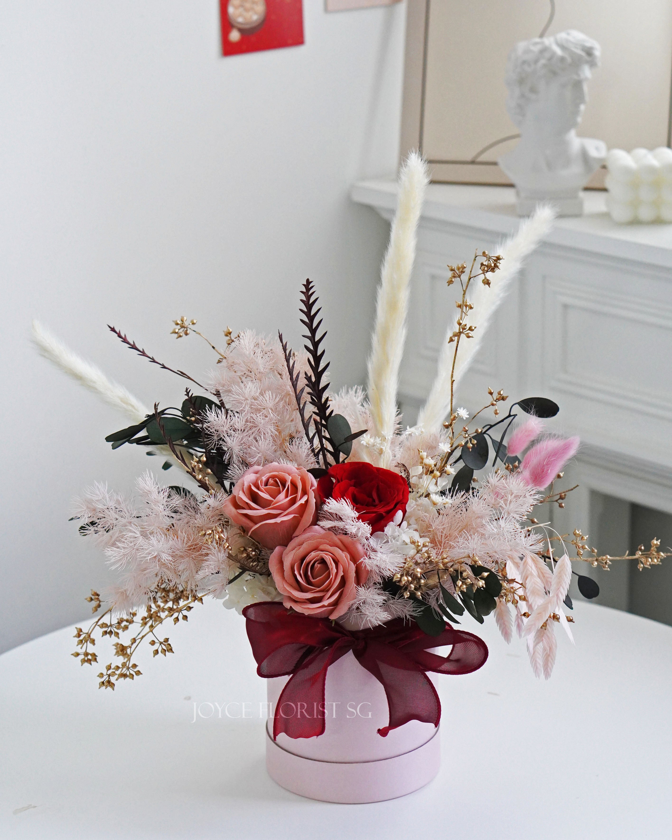 Preserved Flower Blooming Box -Everlasting Blooming| Eternity Flowers ...